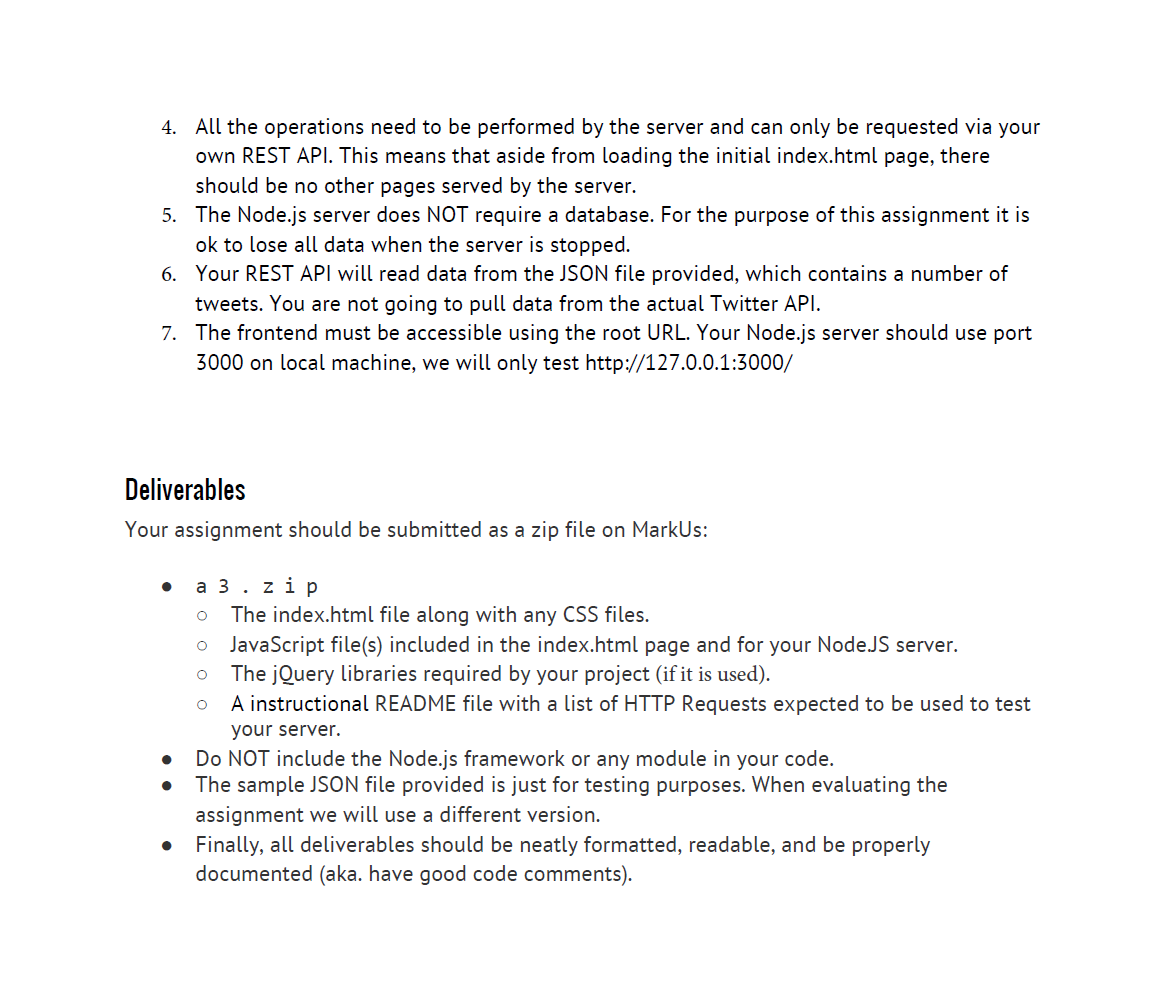 Solved In This Assignment You Will Develop A Set Of Rest 