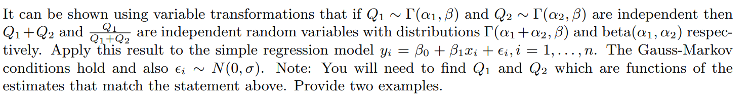 It can be shown using variable transformations that | Chegg.com