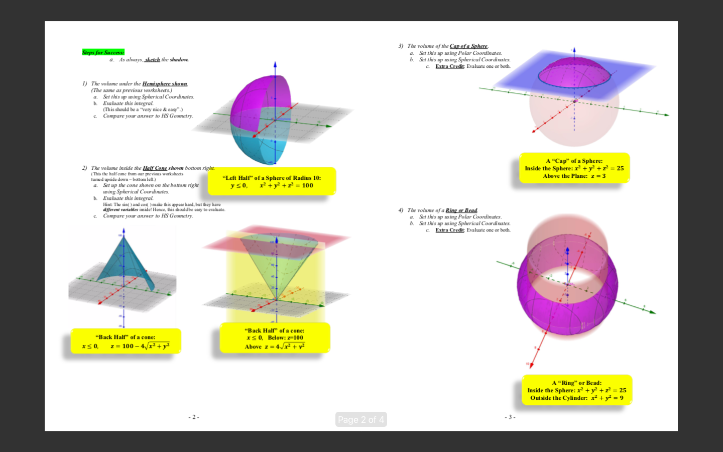 Steps for Success 4. As always, sketch the shadow. 3) | Chegg.com