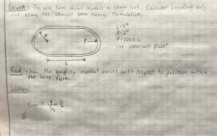 Solved Given The wite form shon models a chain luk. Co usi | Chegg.com
