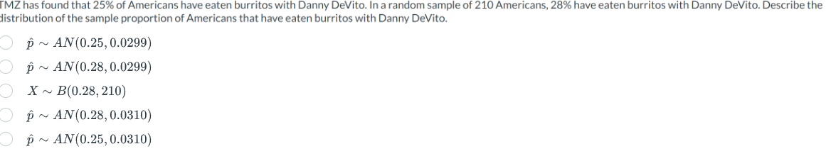 Solved MZ has found that 25% of Americans have eaten | Chegg.com