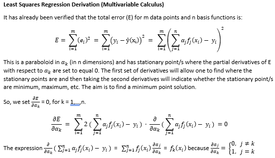 Least Squares Regression Derivation (Multivariable | Chegg.com