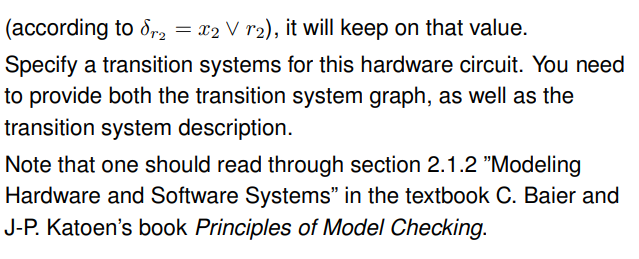 Solved where x2 is an input variable, r2 a register, and y2 | Chegg.com