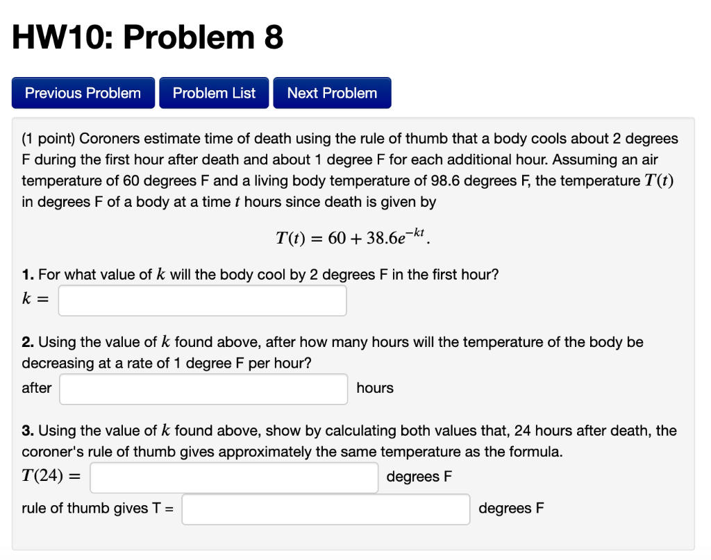 Solved HW10: Problem 8 Previous Problem Problem List Next | Chegg.com