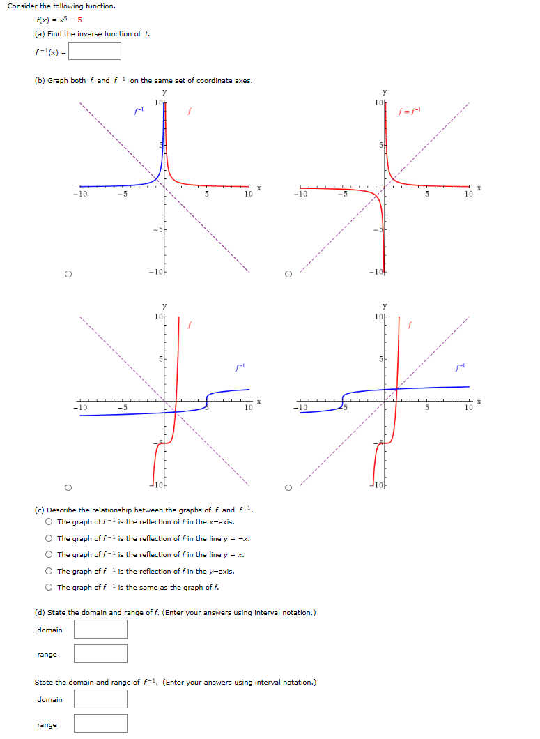 Solved Consider The Following Function Fx X5 5 A Find 6177