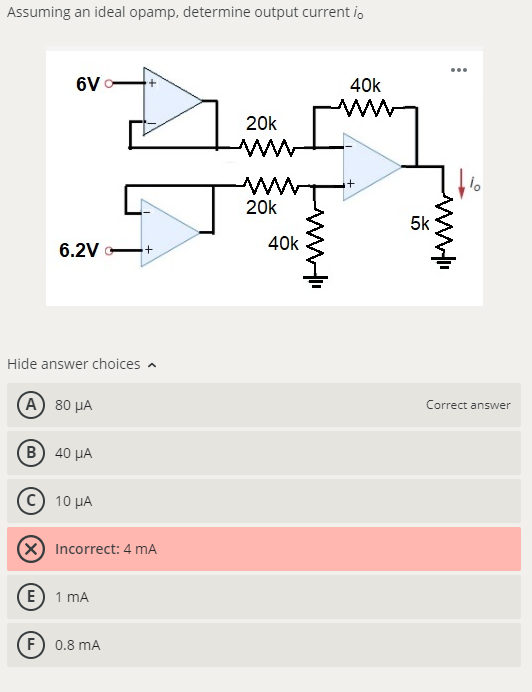 Solved Assuming an ideal opamp, determine output current | Chegg.com Solved Assuming an ideal opamp, determine output current | Chegg.com