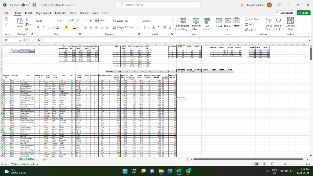 Solved In U17 use NESTED IF functions to enter: the value | Chegg.com