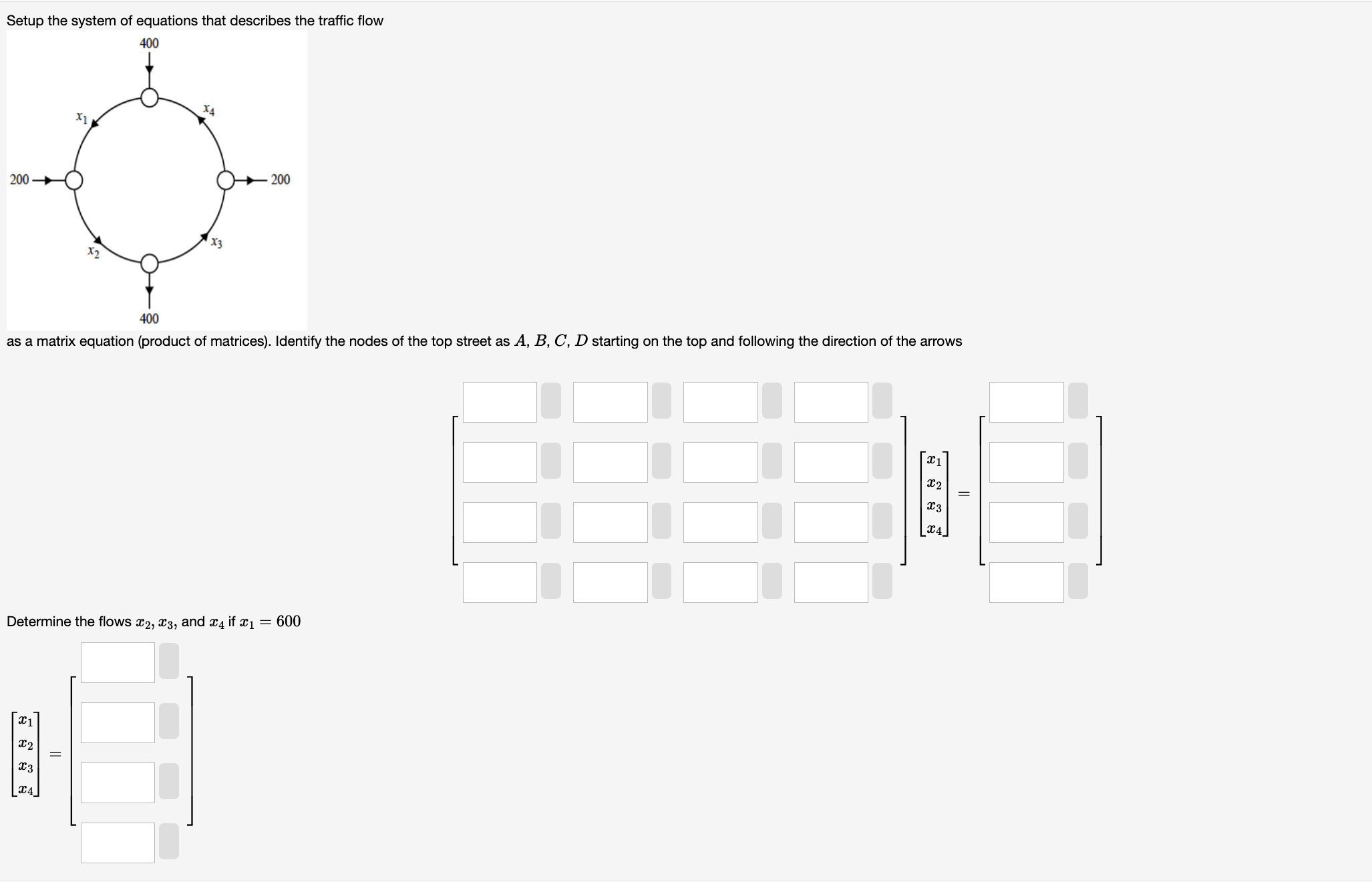 Solved Setup the system of equations that describes the | Chegg.com