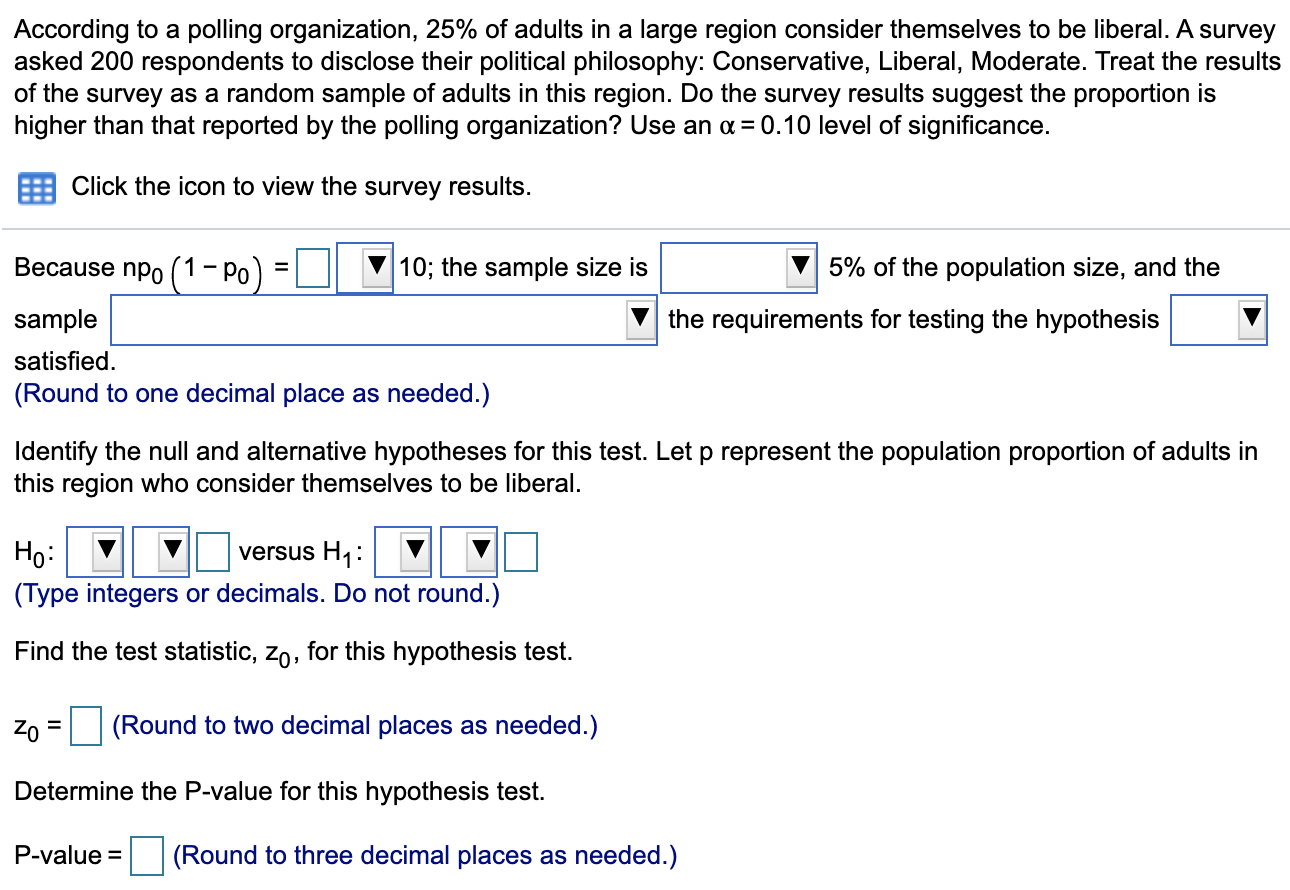 Solved According to a polling organization, 25% of adults in | Chegg.com