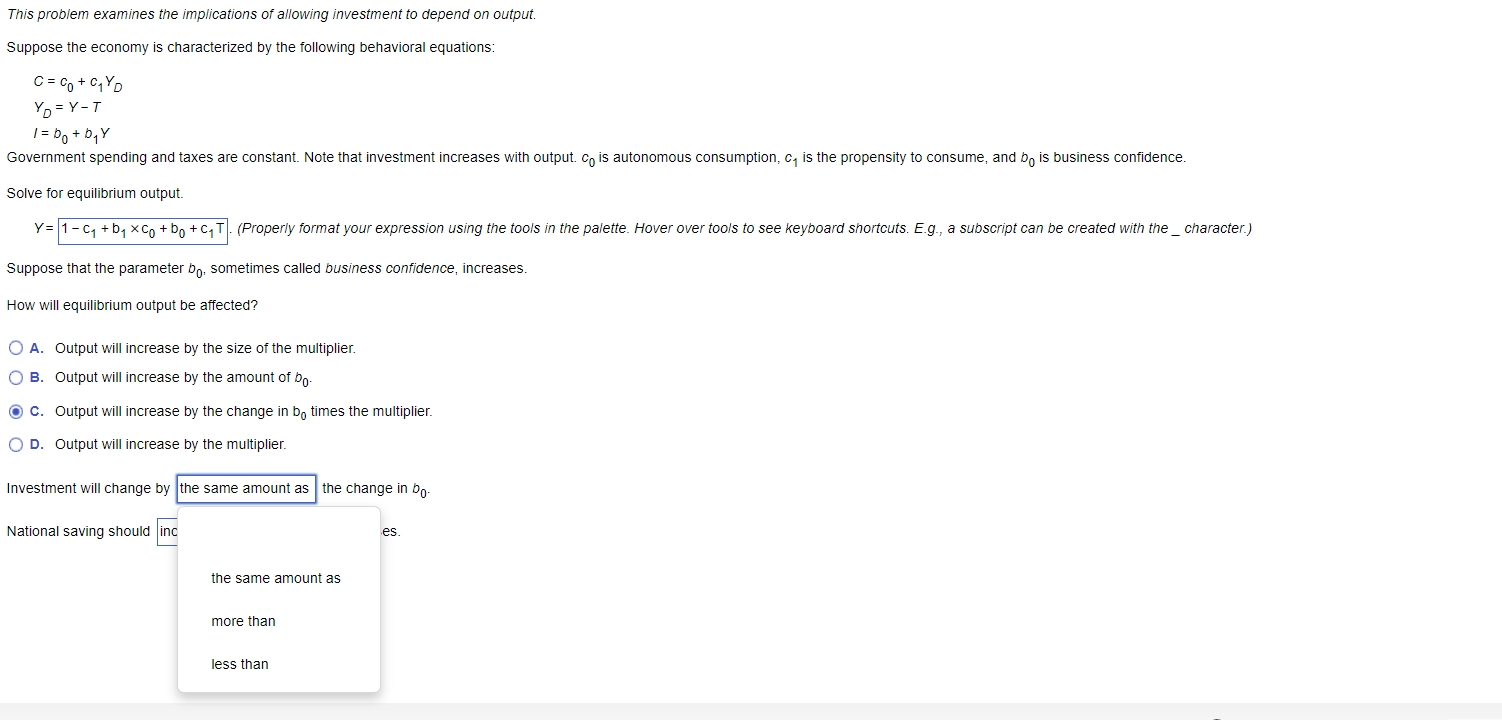 Solved This problem examines the implications of allowing | Chegg.com