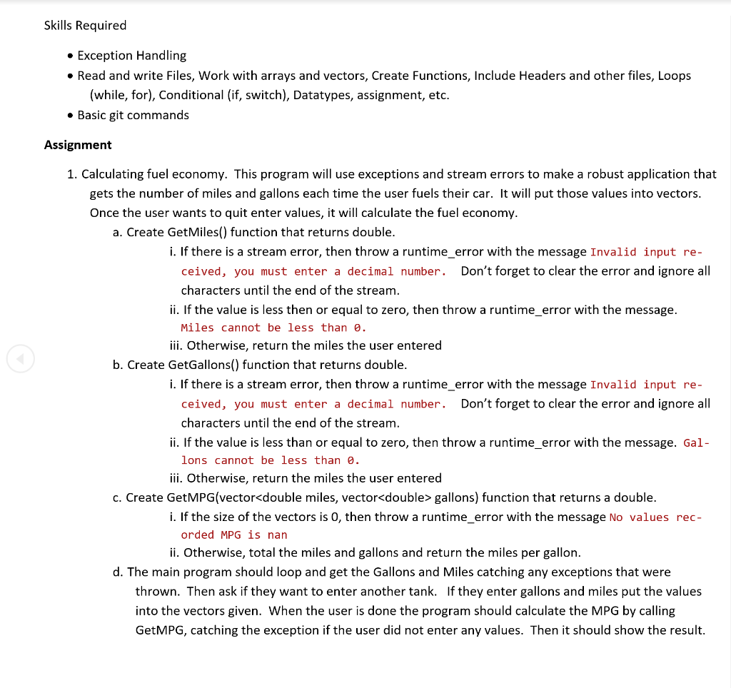 Solved Skills Required Exception Handling Read And Write 
