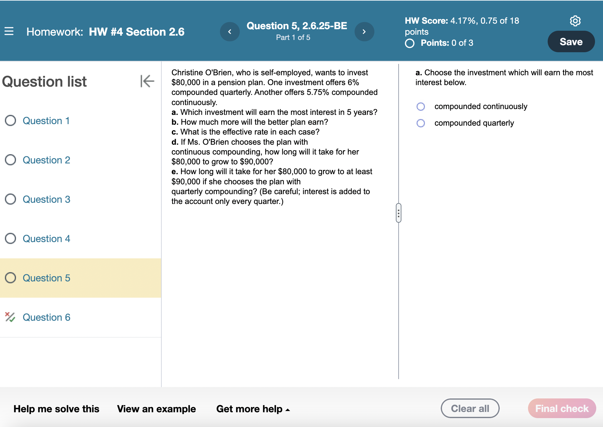 Solved Question list Question 1 Question 2 Question 3 | Chegg.com
