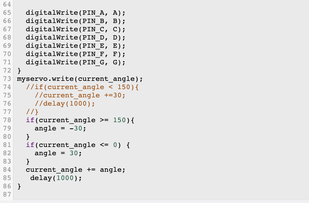 Solved digitalWrite(PIN_A, A); digitalWrite(PIN_B, B); | Chegg.com