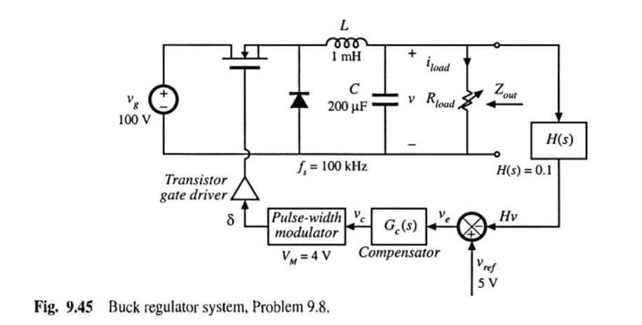 D= (7.173) đ)= (1) M 9.8 Design of a buck regulator | Chegg.com