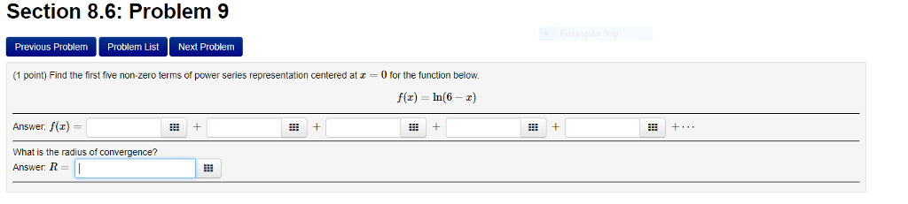 Solved Section 8.6: Problem 9 Previous Problem Problerm List | Chegg.com