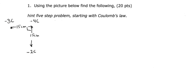 Solved 1. Using the picture below find the following, (20 | Chegg.com