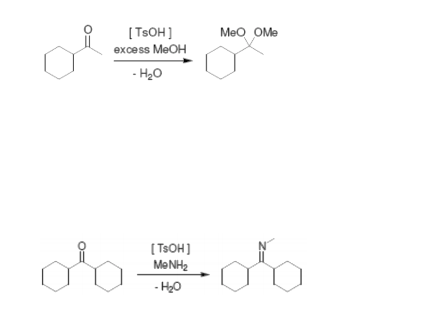 Solved MeO OME [TSOH] excess MeOH - H2O ola eta ora (TSOH) | Chegg.com