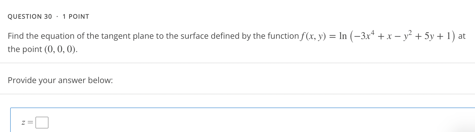 Solved QUESTION \\( 26 \\cdot 1 \\) POINT Use the | Chegg.com