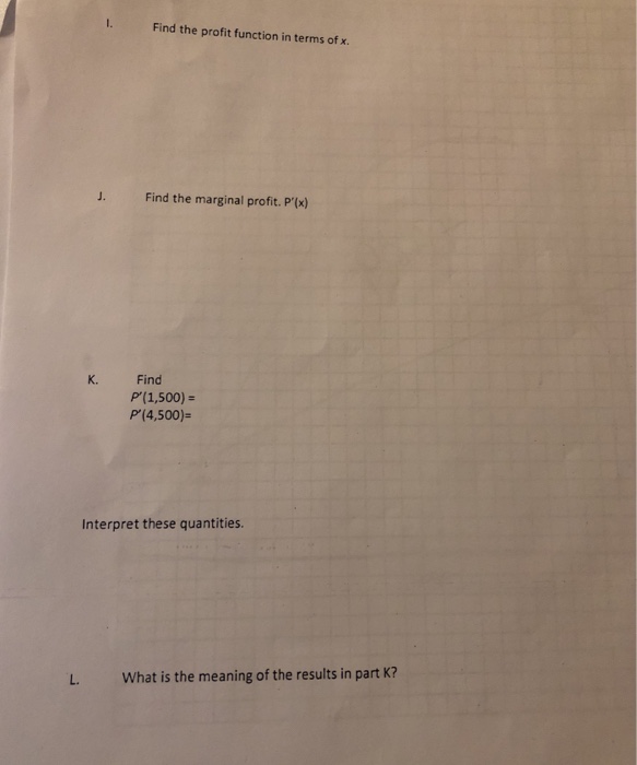Solved Find the break-even points (Intersections of Cost and | Chegg.com