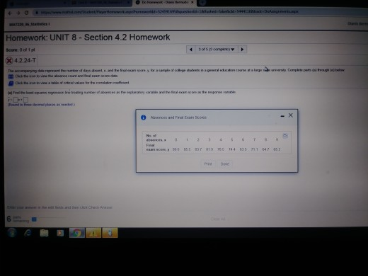 Solved Homework: UNIT 8- Section 4.2 Homework X 4.2.24-T 6 | Chegg.com