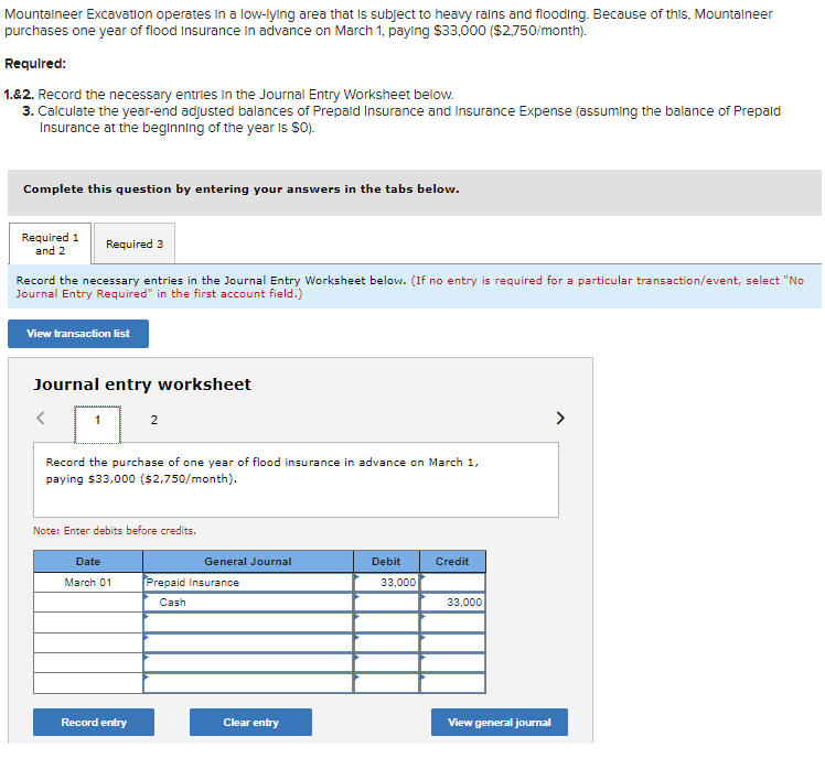 Solved Mountaineer Excavation operates in a low-lying area | Chegg.com