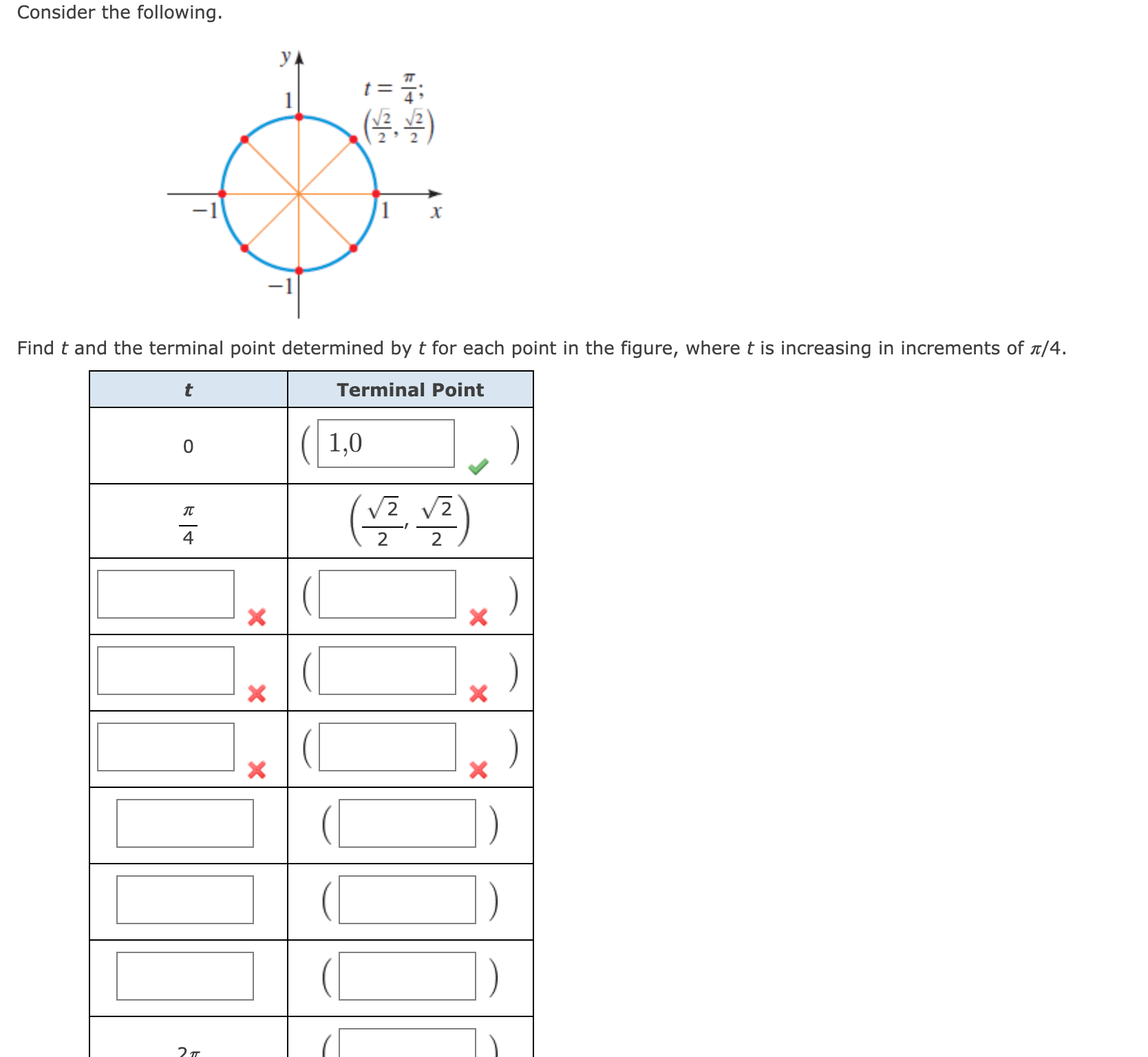 Solved Consider the following. | Chegg.com