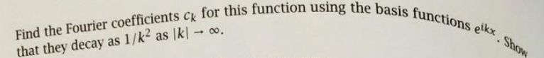 Solved Exercise 26 Fourier Series Of A Sawtooth Function 