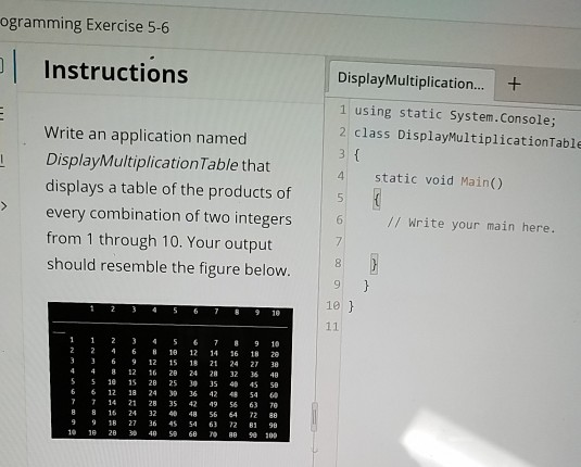 Solved Ogramming Exercise 5 6 Instructions Display 