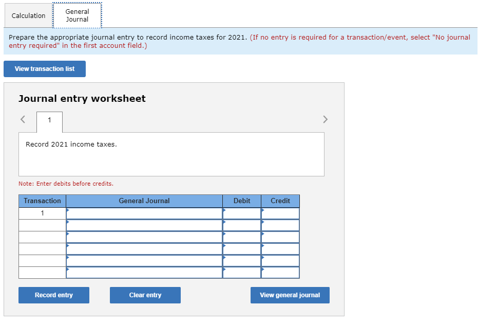 Solved Exercise 16-21 (Algo) Multiple temporary differences; | Chegg.com