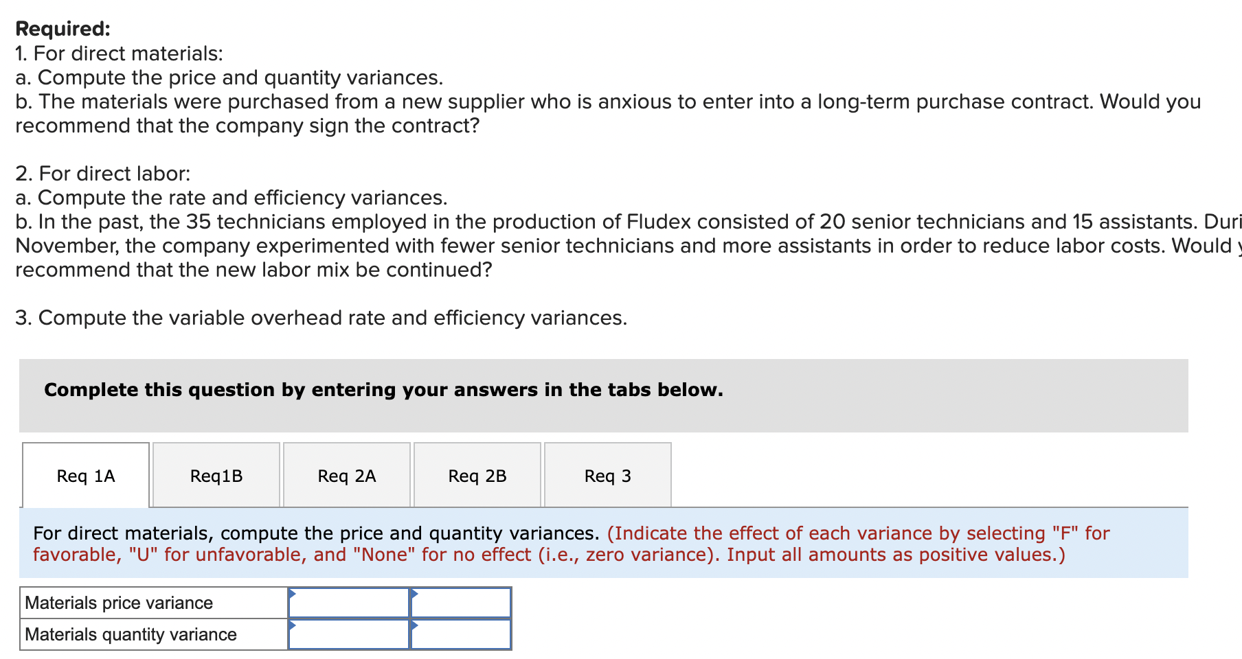 Solved Problem 10-14 (Static) Basic Variance Analysis | Chegg.com