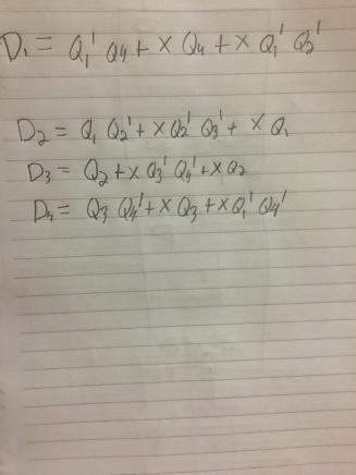 Solved 1. Design a sequential system with the D FF equation | Chegg.com