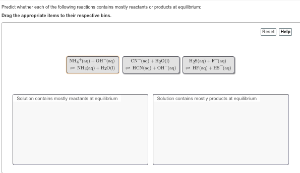 Solved Predict whether each of the following reactions | Chegg.com