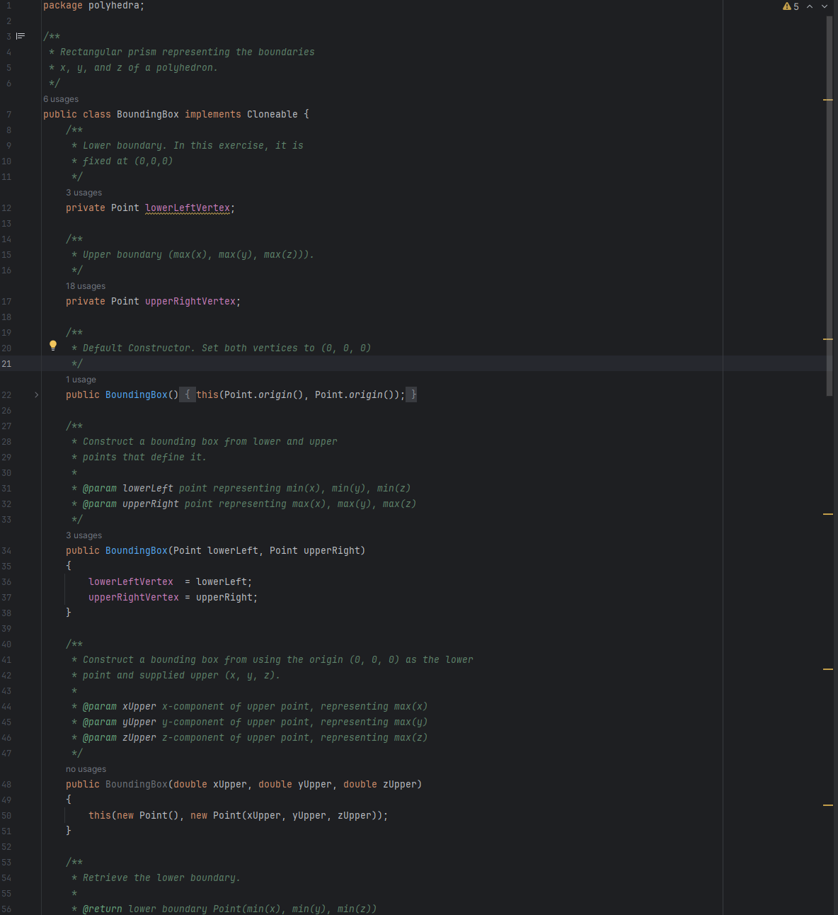 Solved Need help finishing this class. The methods that need | Chegg.com