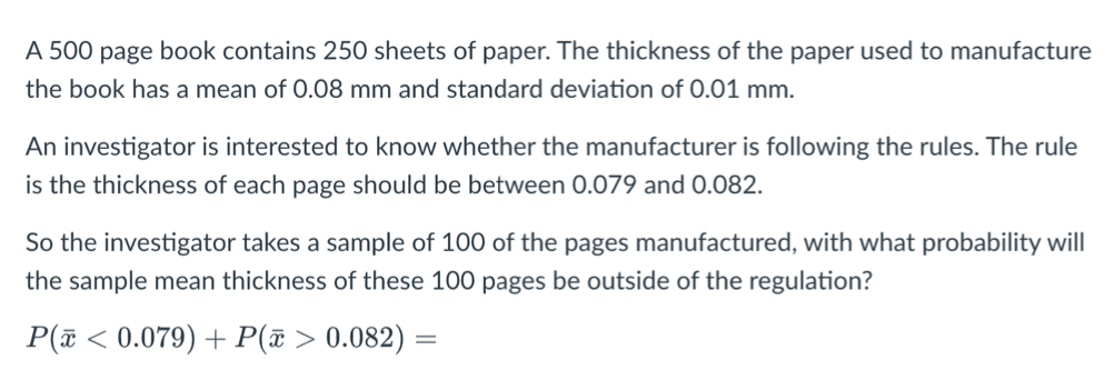 Solved A 500 page book contains 250 sheets of paper. The | Chegg.com