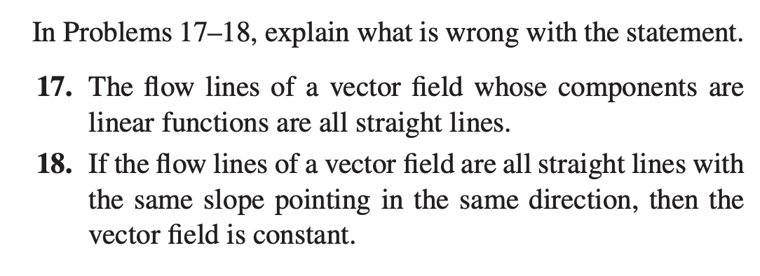 Solved In Problems 17–18, explain what is wrong with the | Chegg.com