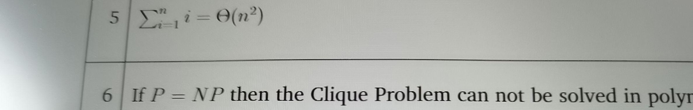 Solved 6 If P Np Then The Clique Problem Can Not Be Solved