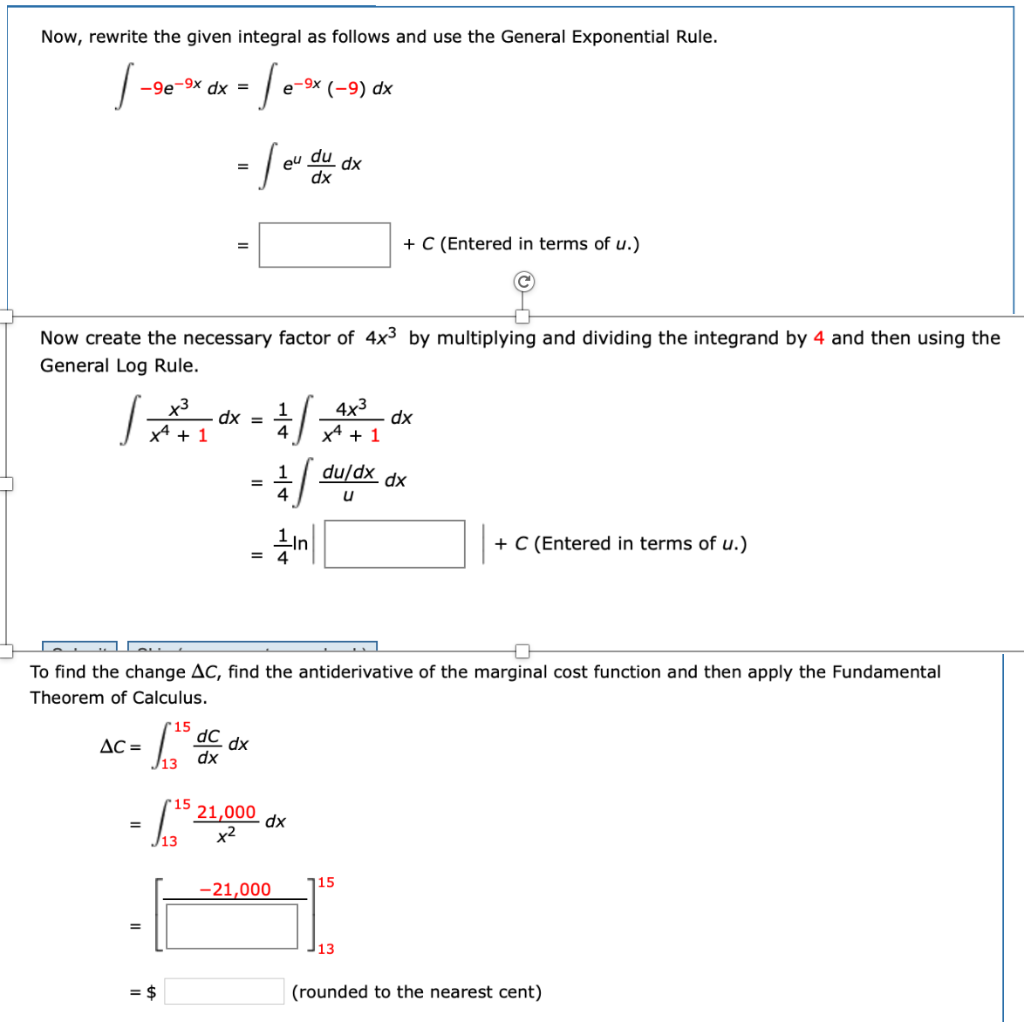 Solved Now, rewrite the given integral as follows and use | Chegg.com