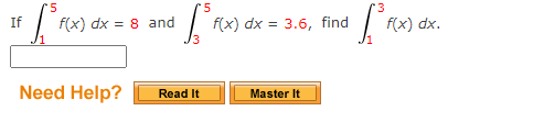 Solved If 5 f(x) dx = 8 1 and 5 f(x) dx = | Chegg.com