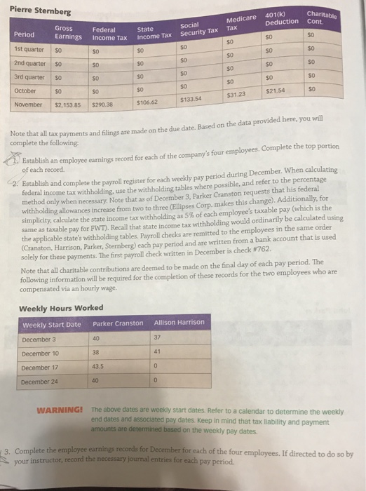 One-Month Project NOTE! Templates needed to for this | Chegg.com