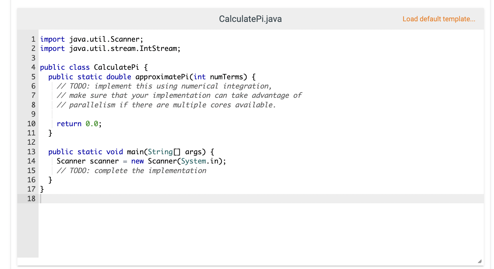 Solved 16.9 LAB: Pi Approximation using Numerical | Chegg.com