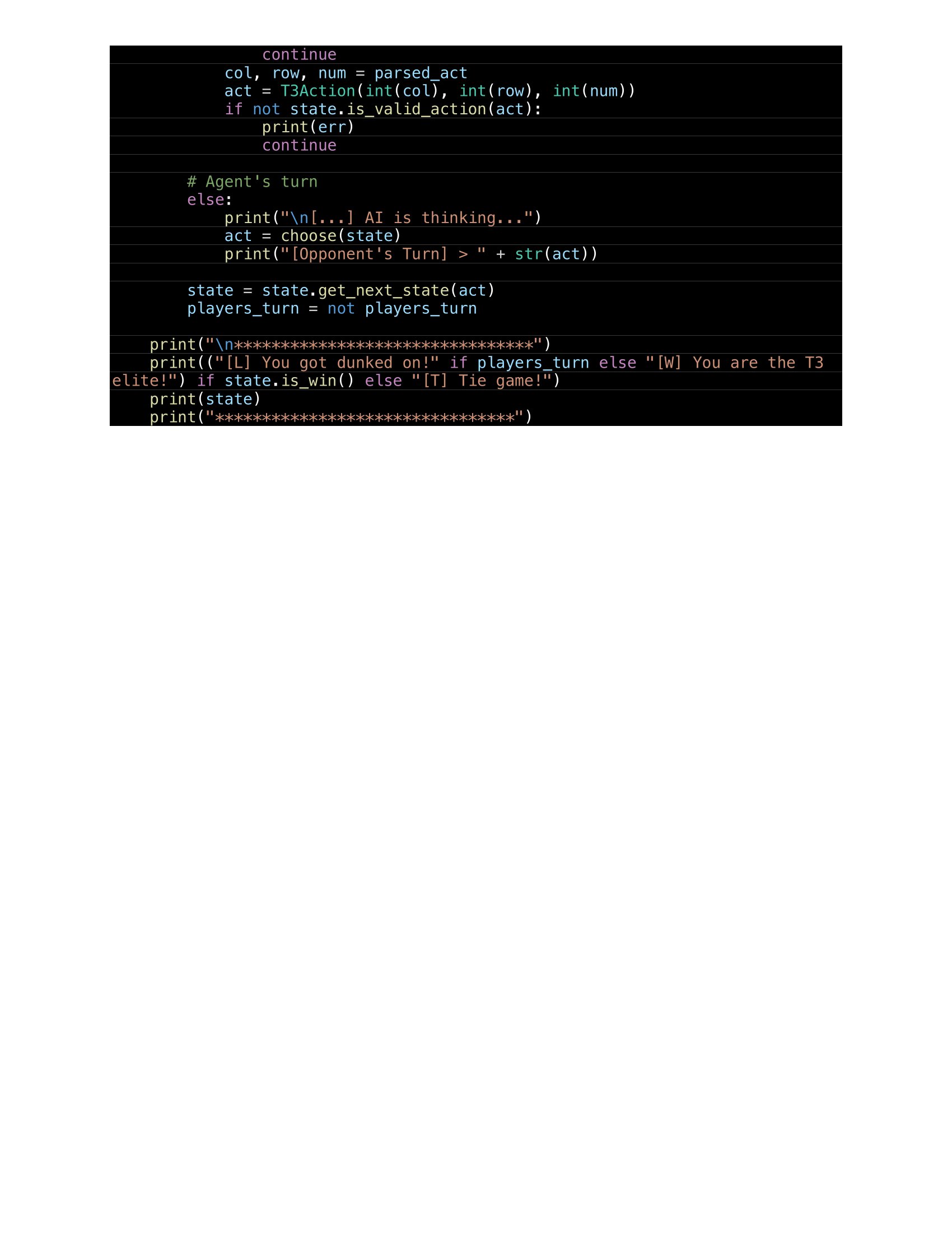 Solved Complete the required methods in t3_state.py, | Chegg.com