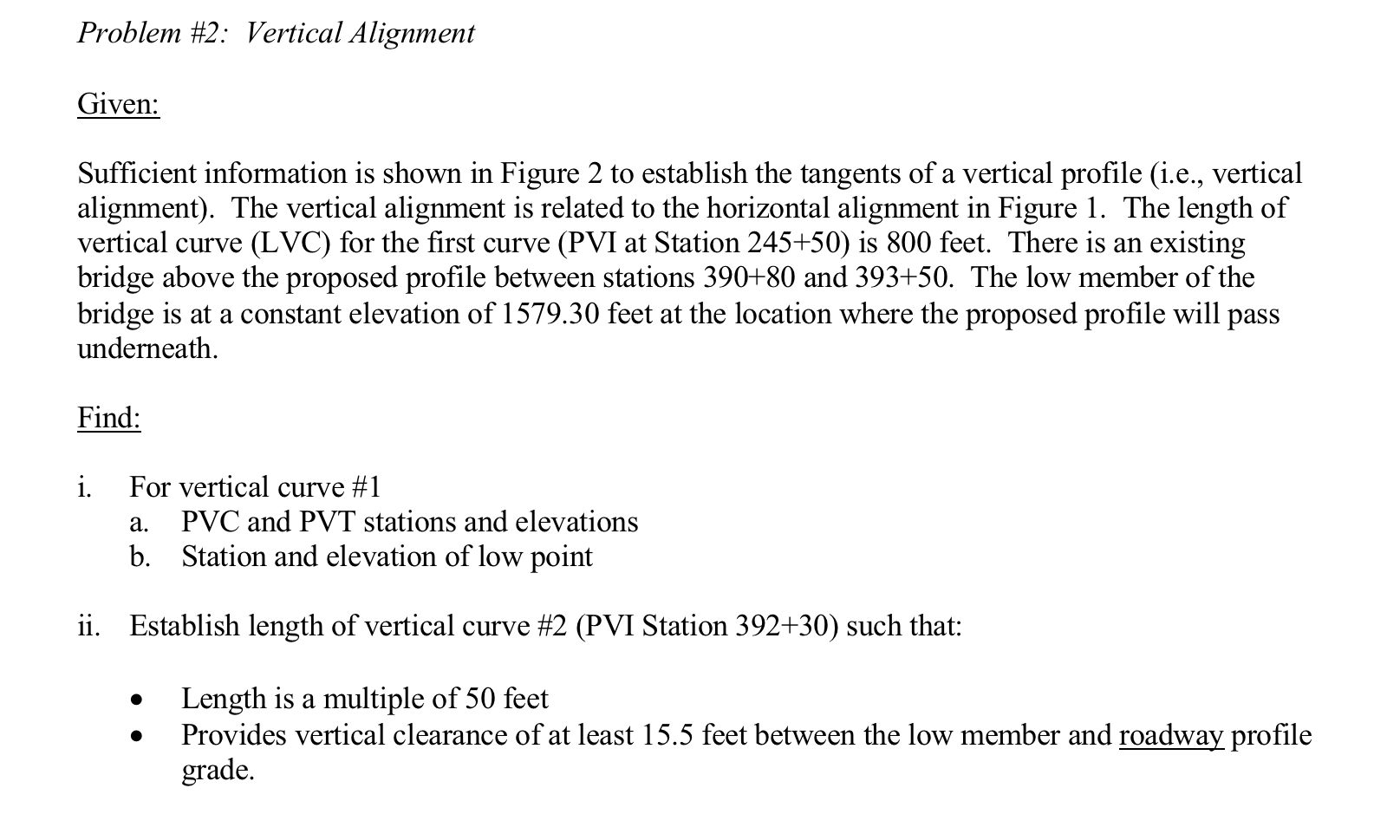 Problem #2: Vertical Alignment Given: Sufficient | Chegg.com