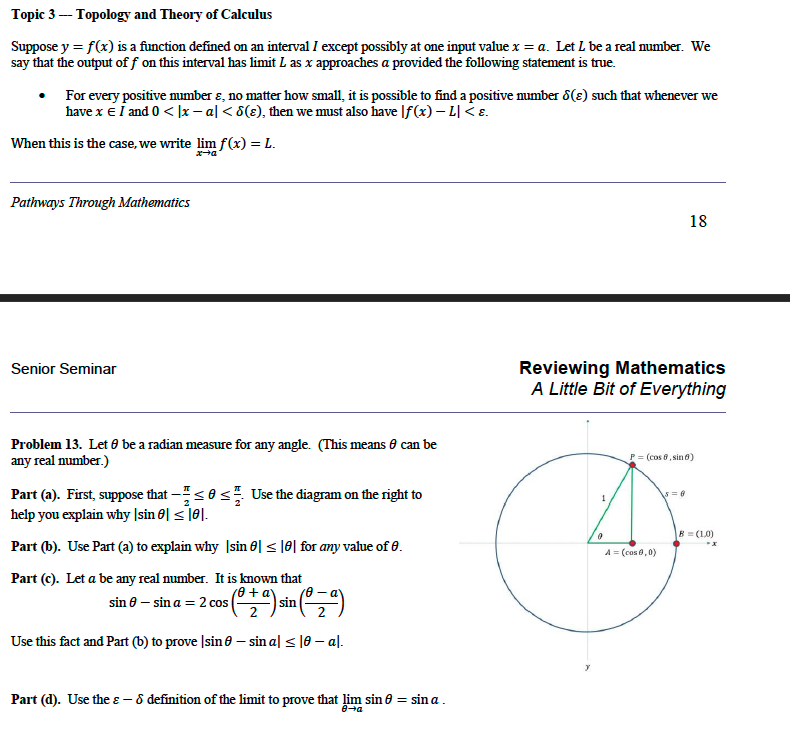 Solved Topic 3 - Topology and Theory of Calculus Suppose y = | Chegg.com