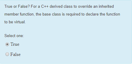 Solved A copy constructor should be included in a class if | Chegg.com
