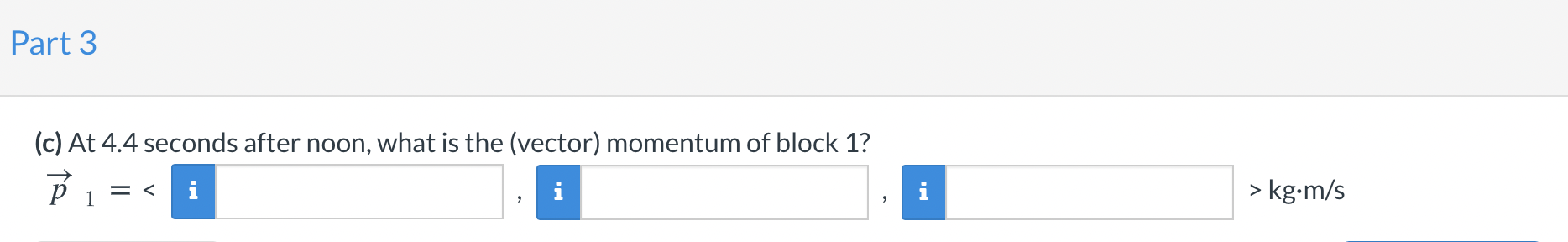 Solved In outer space, far from other objects, block 1 of | Chegg.com