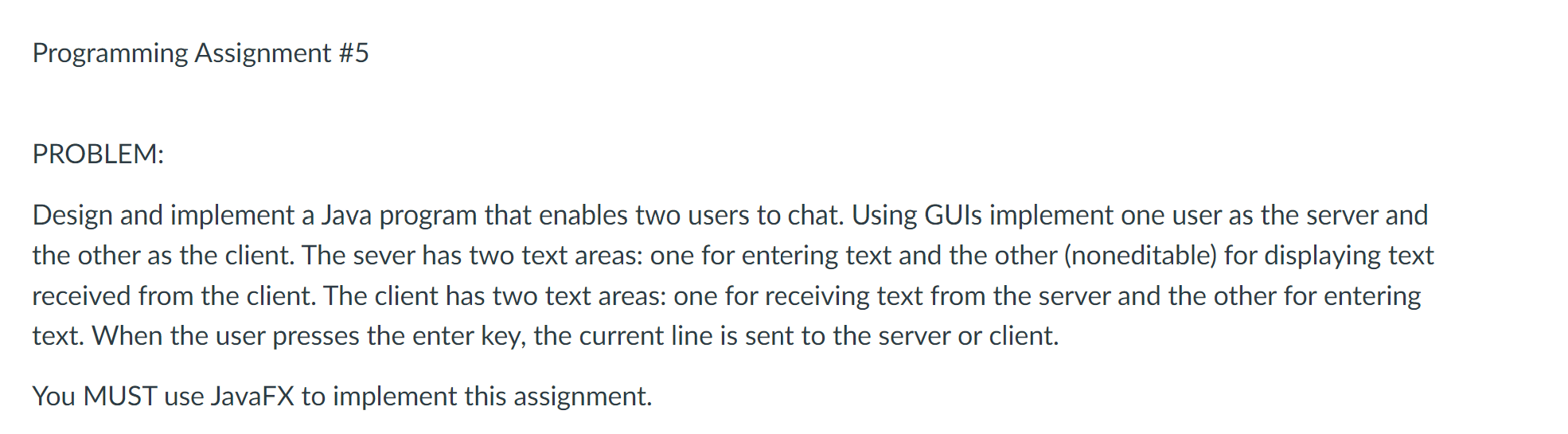 Solved Use Jaxafx And Make A Gui Application No Java Swing 