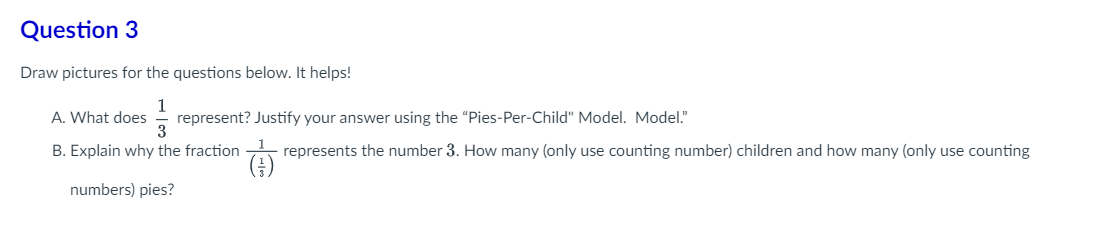 Solved Question 3Draw pictures for the questions below. It | Chegg.com