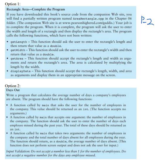 Solved Rectangle Area-Complete the Program If you have | Chegg.com