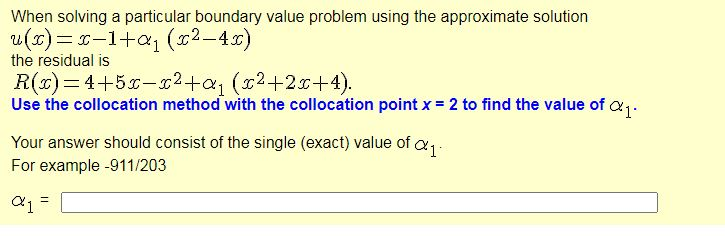 Solved When solving a particular boundary value problem | Chegg.com