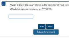 Solved Query 1: What are the performance ratings and | Chegg.com